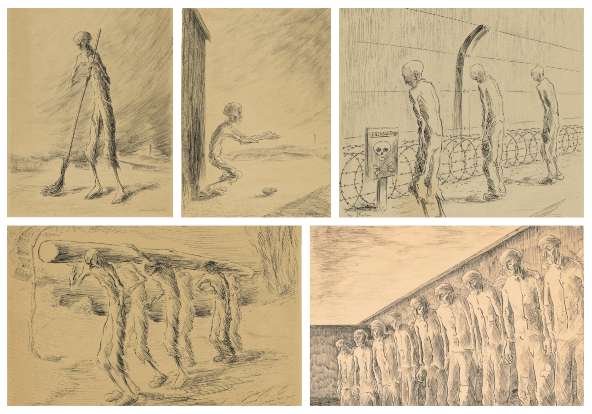 Erik Wengelin (1907-1965) – Drawings from Sachsenhausen concentration ...